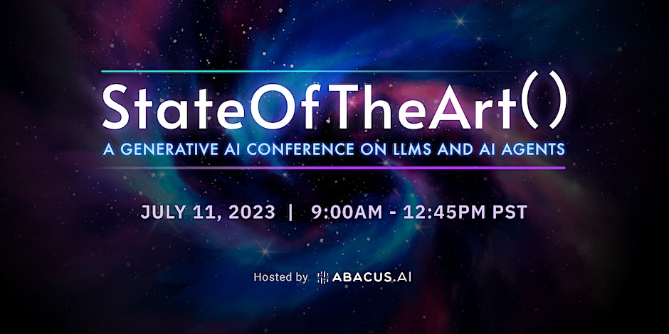 Kirk Borne on Twitter: "StateOfTheArt() — Free #GenerativeAI Conference on LLMs and AI Agents ...
