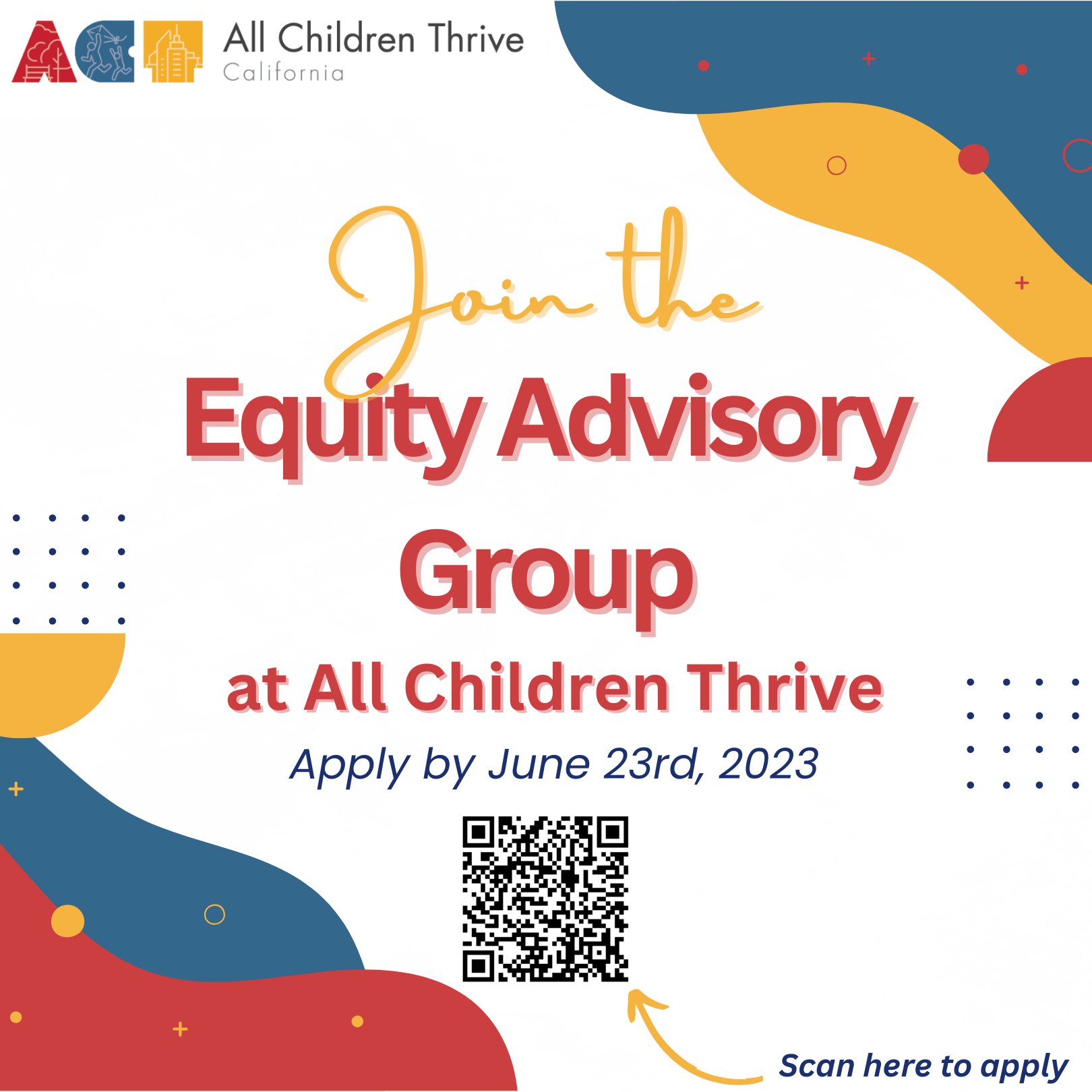All Children Thrive on Twitter: "ACT maintains an equity advisory group to ensure that the our ...