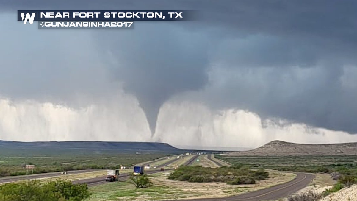 Charles Stewart on Twitter: "RT @WeatherNation: Stunning images of a tornado near Fort Stockton ...