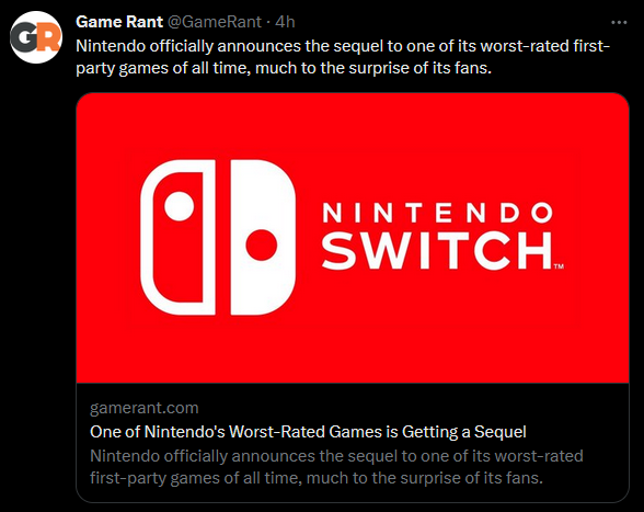 Saved You A Click Video Games on Twitter: "Nintendo has announced Everybody 1-2 Switch, a sequel ...