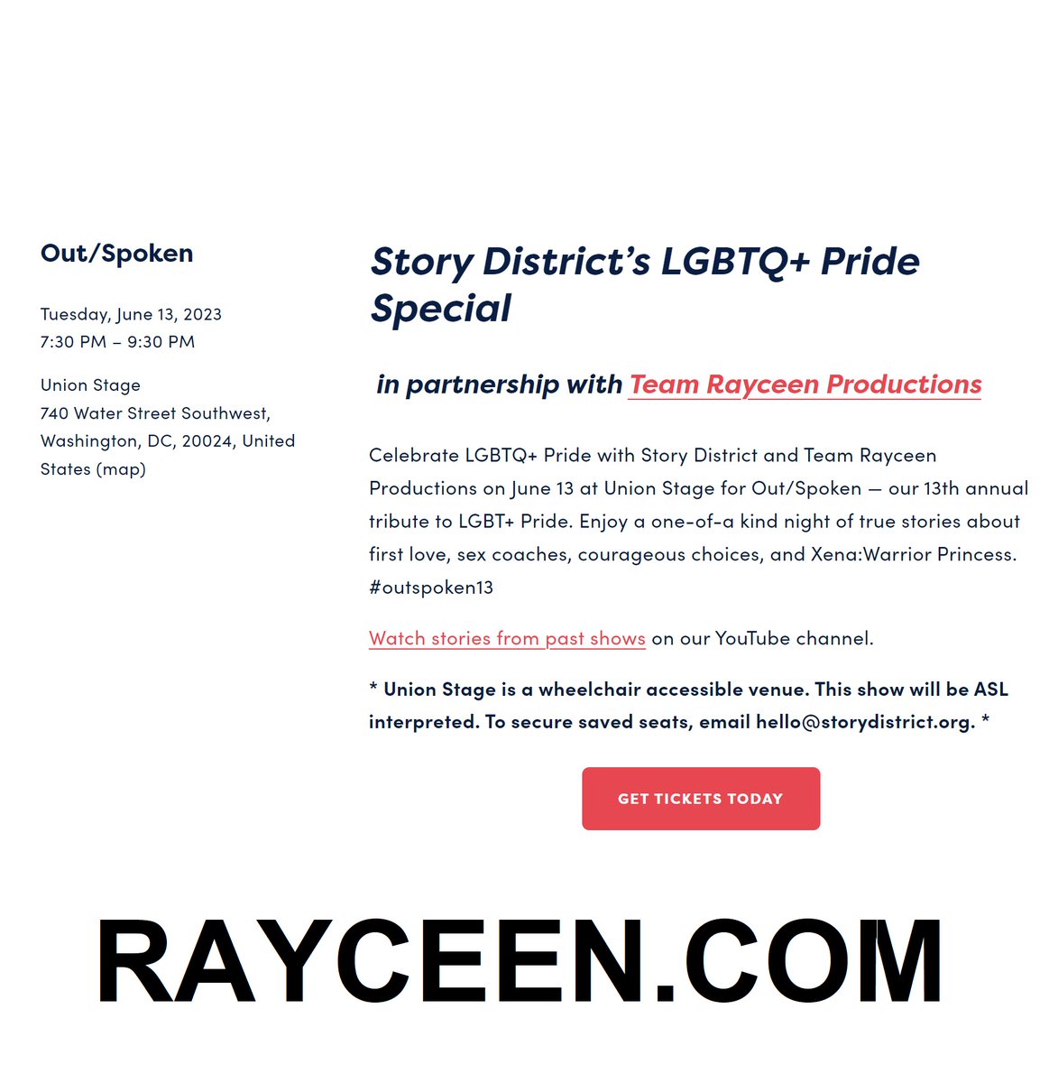 TR Media Promotions @TRFYI on Twitter: "June 13: @RayceenHRH and ...