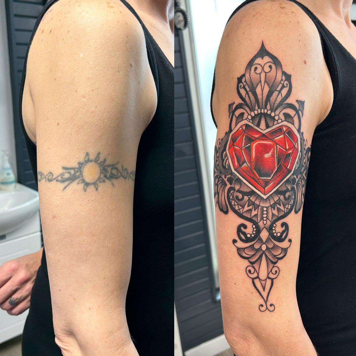 Ruby Diamond Tattoo