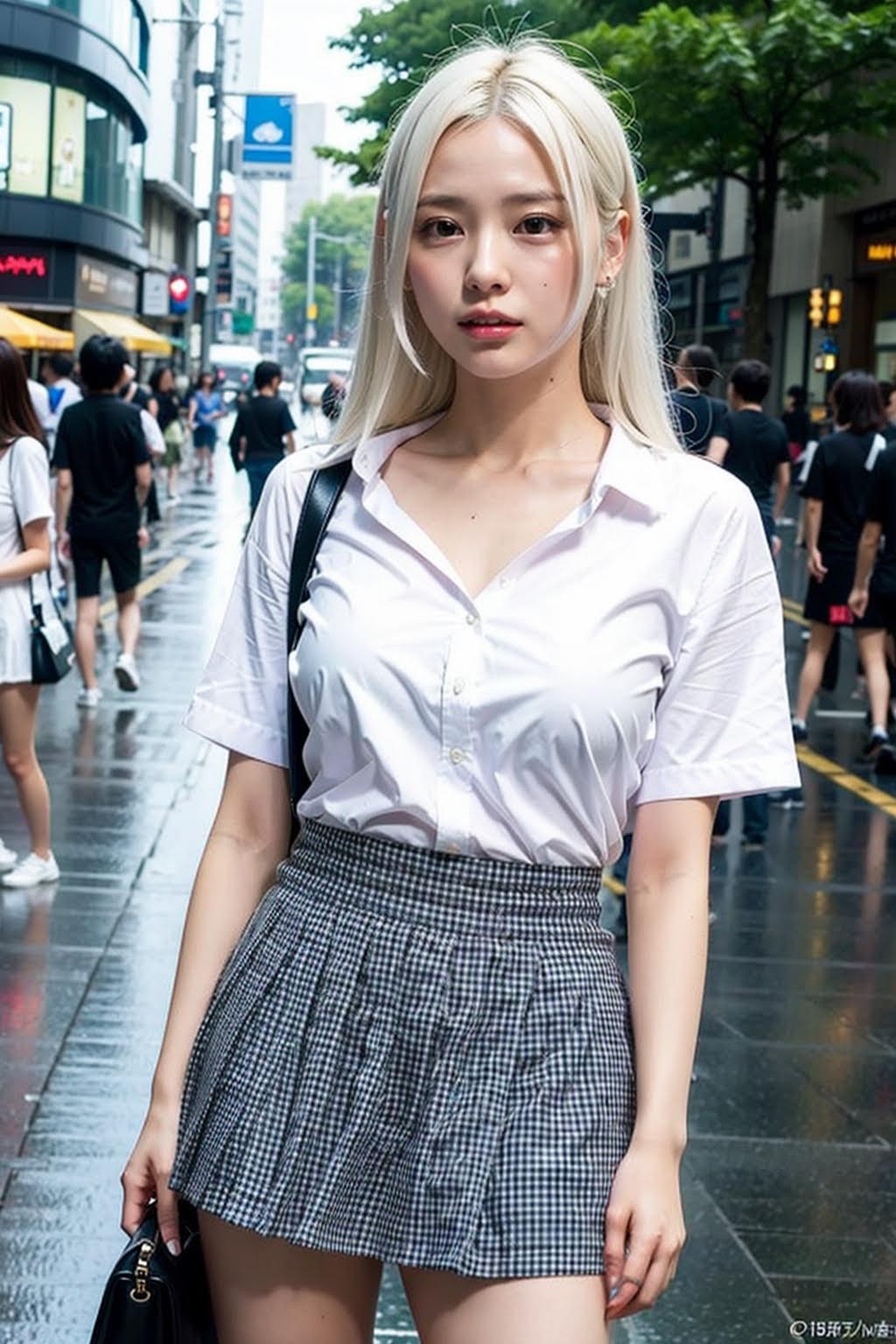 Shibuya Kaoru / AI on Twitter: "おはよ！雨上がってきたね！ #AIphoto #BRAV5 #stablediffusion #jk制服 #Jk https ...