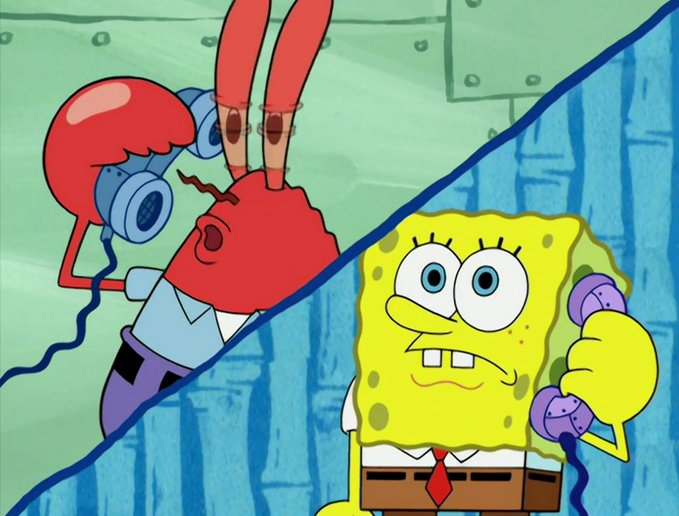 Mr Krabs And Spongebob Talking