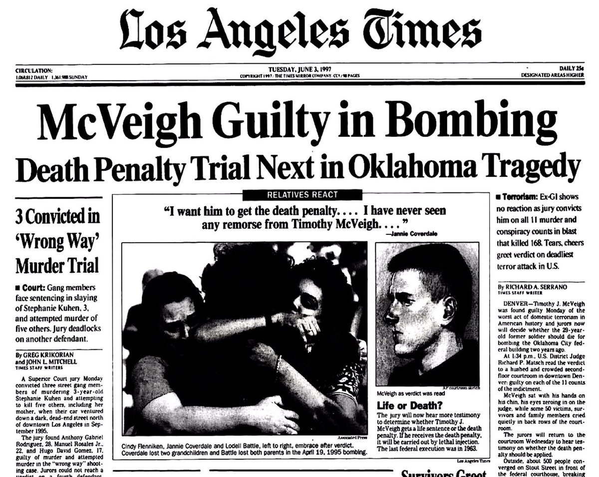 RetroNewsNow on Twitter: "On June 2, 1997, domestic terrorist Timothy ...