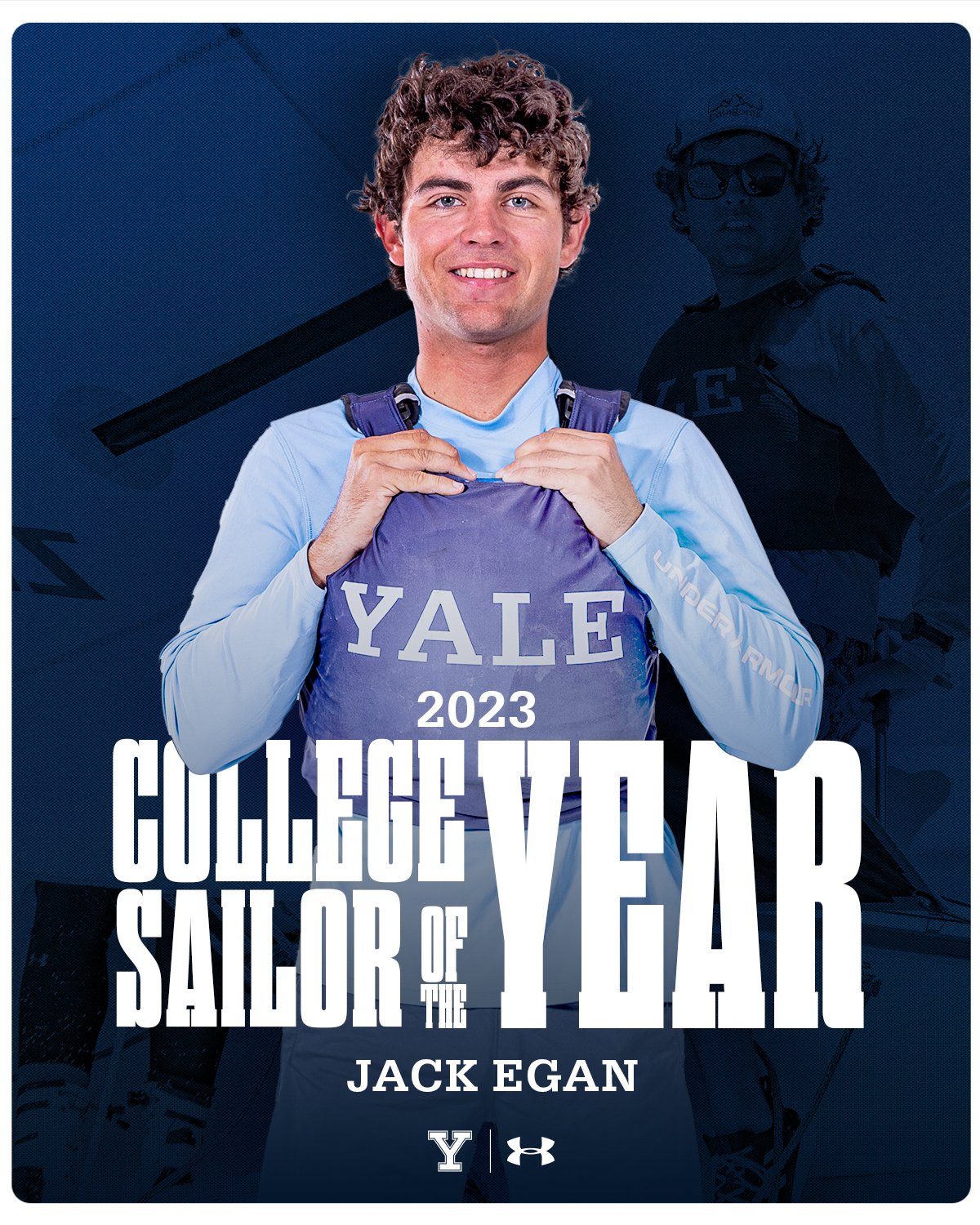 Yale Athletics on Twitter: "RT @YaleSailing: Another 𝗠𝗔𝗦𝗦𝗜𝗩𝗘 achievement as Jack Egan was tabbed ...