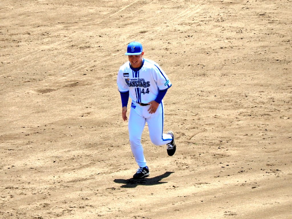 浮浪十写真 on Twitter: "#横浜DeNAベイスターズ #ベイスターズ #baystars #オーヴィジョンスタジアム下関 #下関球場"