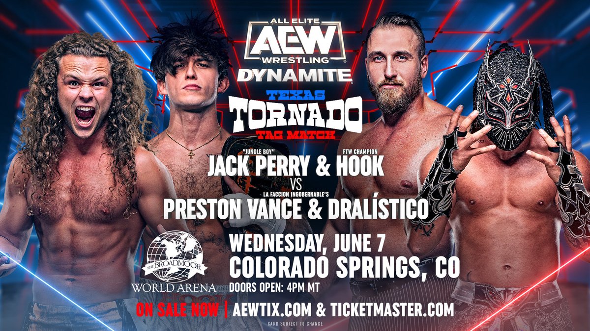 All Elite Wrestling on Twitter: "A Texas Tornado Tag Match is set for THIS WEDNESDAY on ...