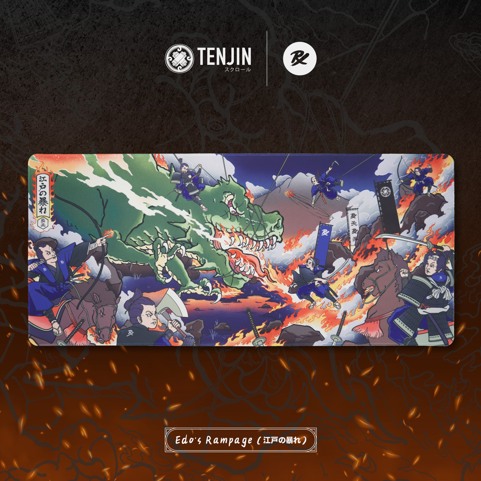 Paper Rex on Twitter: "PRX x Tenjin Scrollworks 🏯🦖 A one of a kind exclusive Deskmat in ...