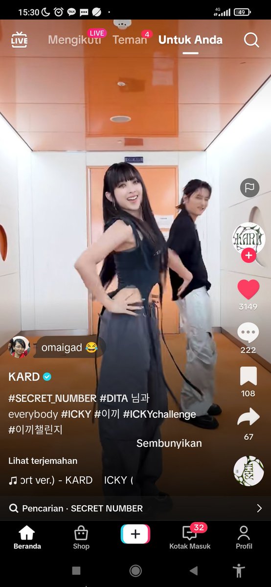 MiZhu⑅⃝ ⁷||D∅X∆ on Twitter: "RT @risalatulumami: Lihat video KARD! #TikTok https://vt.tiktok.com ...