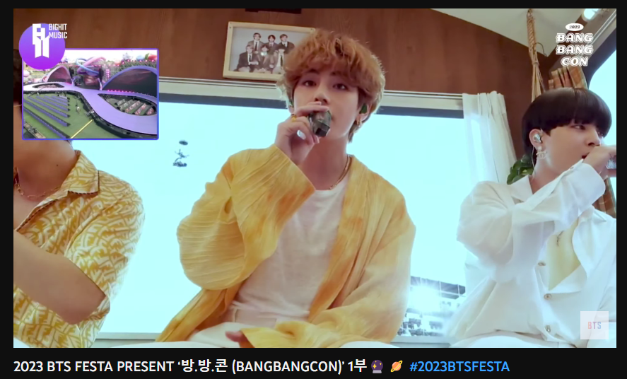 Keyti BTS⁷ ᵀᵃᵏᵉ ᵀʷᵒ on Twitter: "RT @btschartsdailys: 🔴NOW Livestream - BTS 2021 Muster Sowoozoo ...