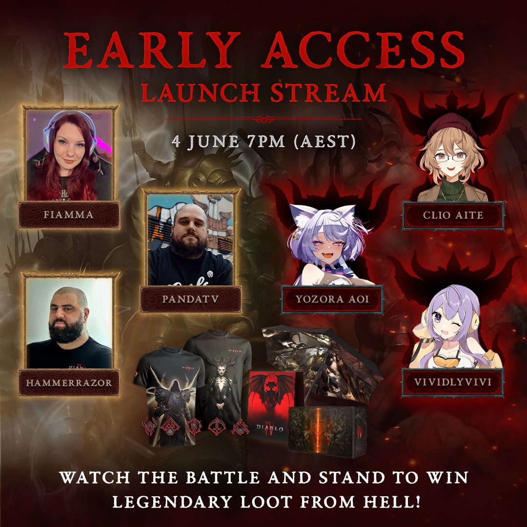 Yozora 💫🦝 on Twitter: "During this #DiabloIV Early Access, Team Lilith will take on Team Inarius ...