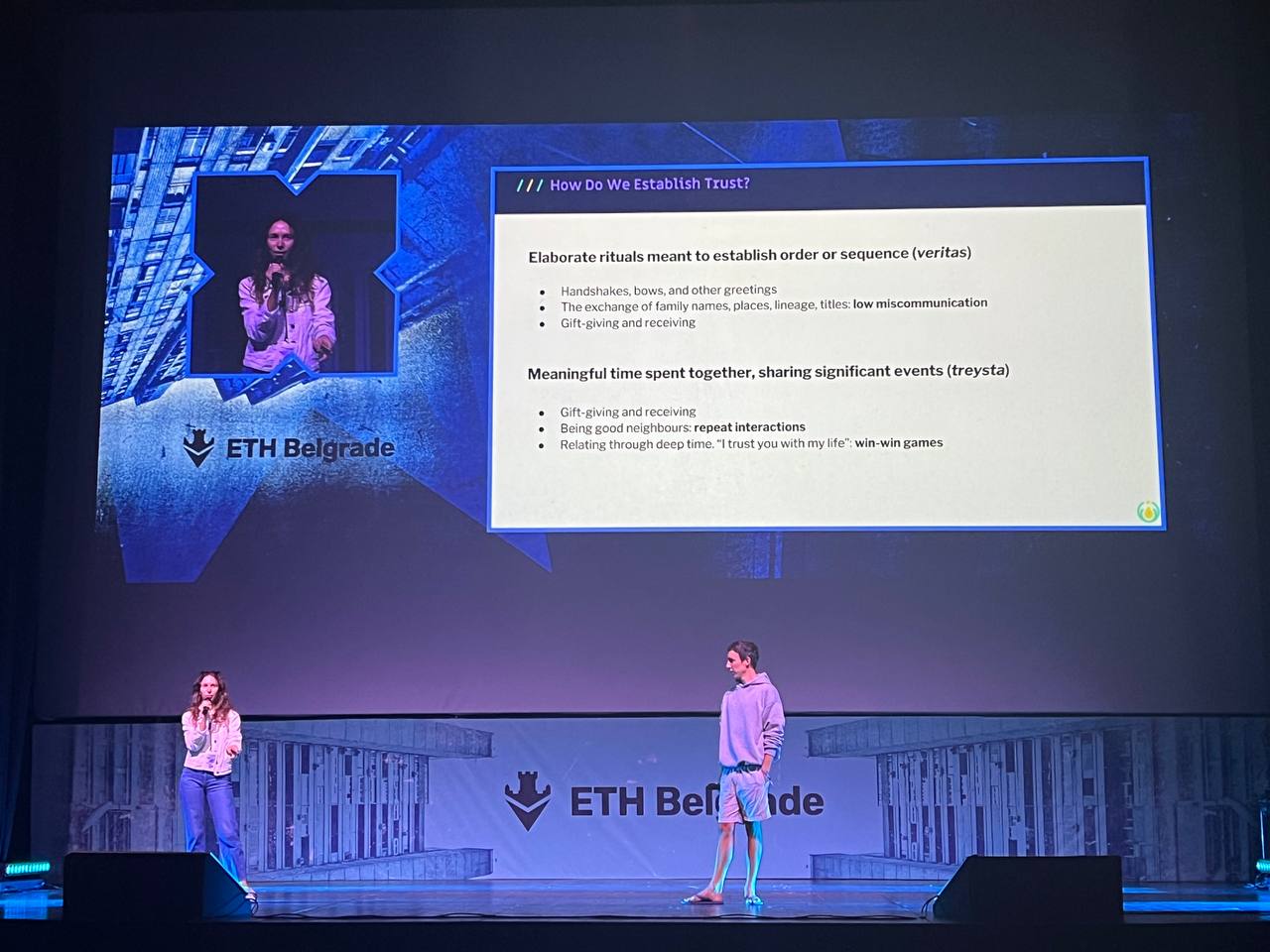 ETH Belgrade on Twitter: "Really interesting talk about Trust, Value, and Honour at the main ...