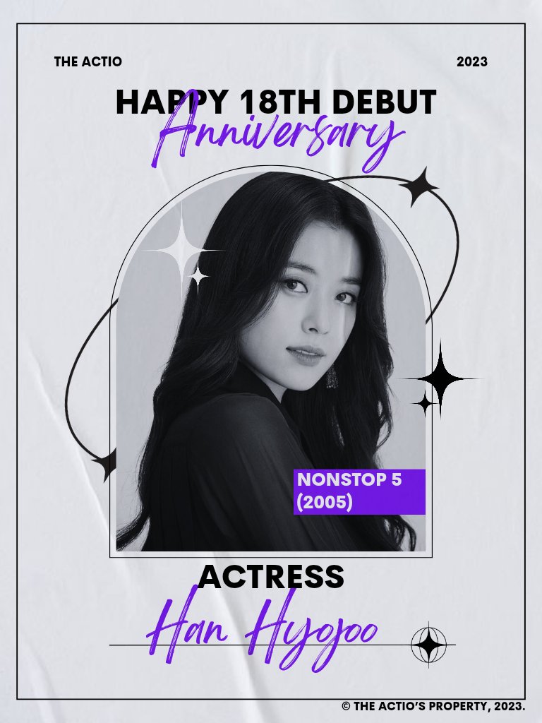 CIA CIE CIO 💜 on Twitter: "Congratulations on your 18th debut anniversary, Actress Han Hyojoo ...