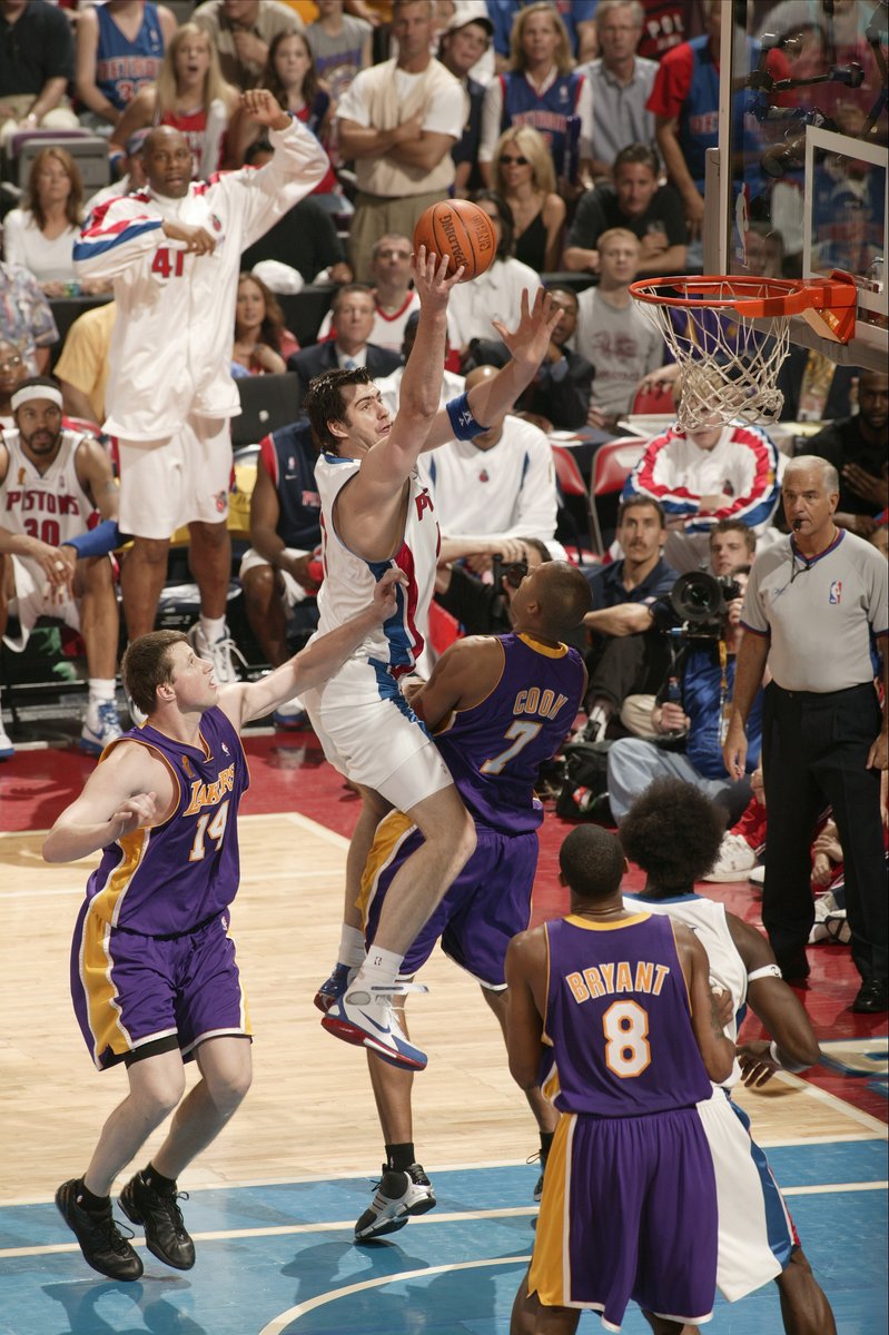 NBA Türkiye on Twitter: "2004 #NBAFinals Serisi'nde Los Angeles Lakers'ı 4-1 mağlup eden ...