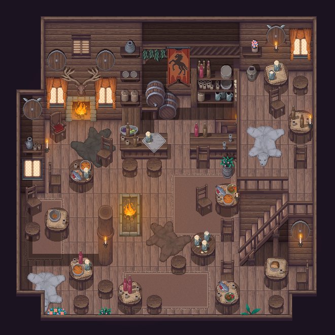 Nura On Twitter Rt Winlusoftgames Tavern Example With The Interior