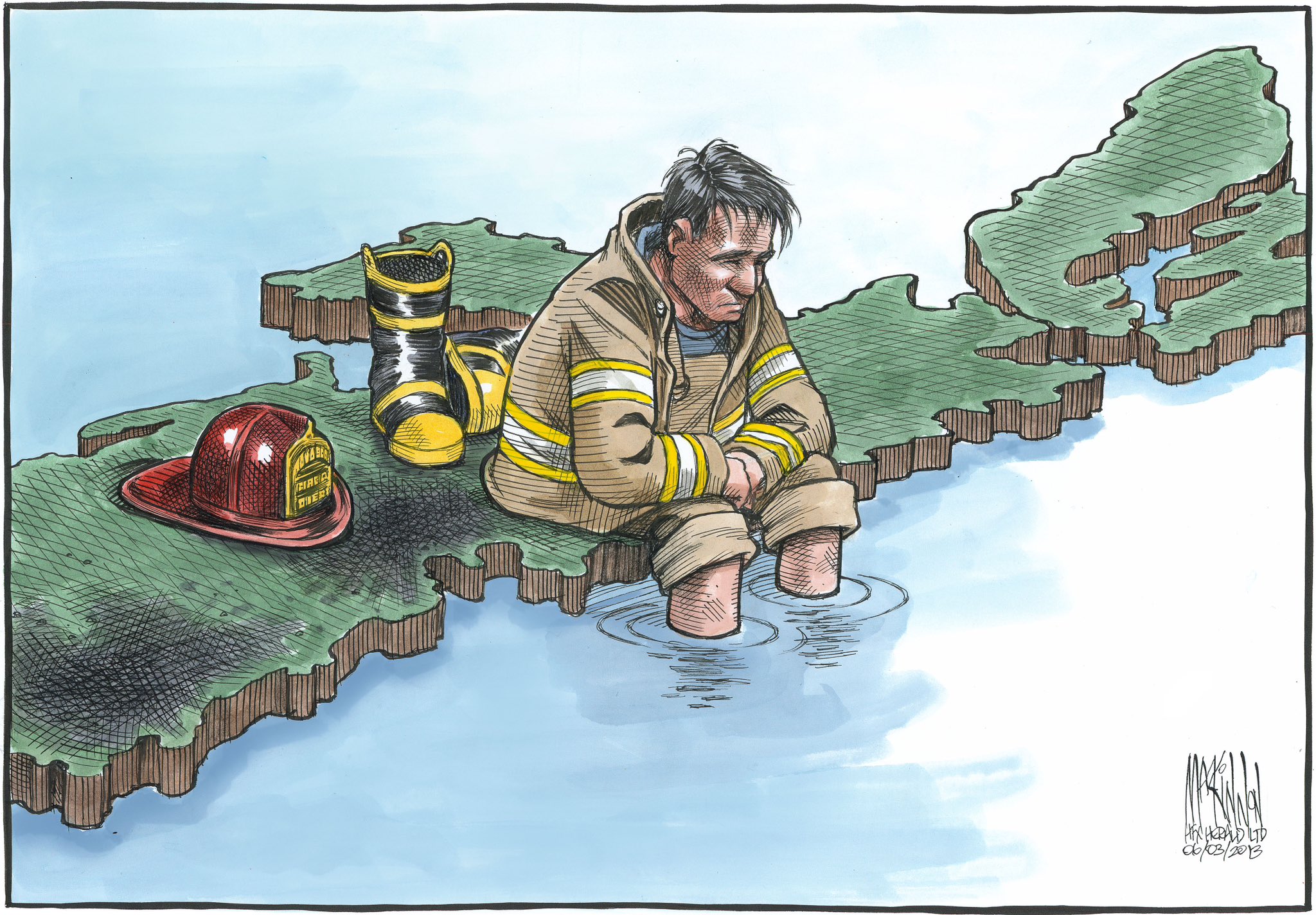 Funny Firefighter Cartoons