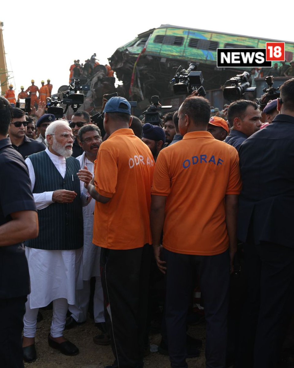 News18 on Twitter: "#OdishaTrainAccident | Prime Minister Narendra Modi ...
