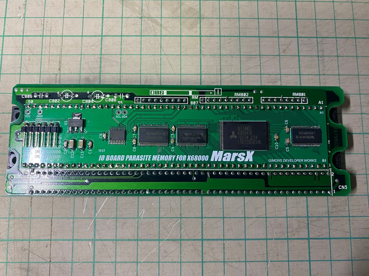 issaUt on Twitter: "#X68000 IOボード寄生メモリ #MarsX ですが、スタートダッシュは出来たんですが、その後色々苦戦しまして💦 @GimonsW さんに助けられ ...