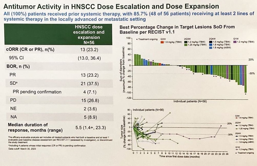 Jacob Plieth on Twitter: "Lots of interest around this #Asco23 poster: $SGEN $PFE anti-ITGB6 ADC ...
