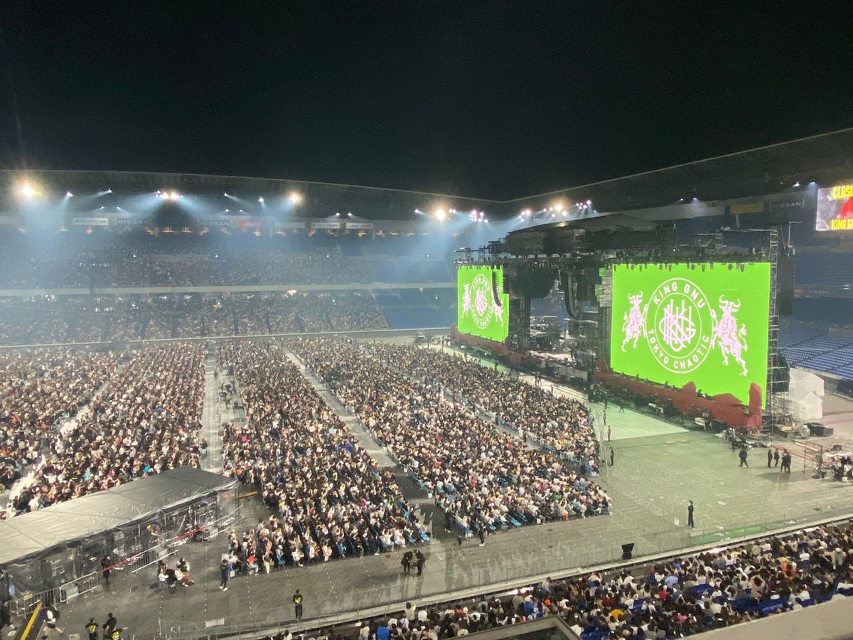 MARU on Twitter: "King Gnu CLOSING CEREMONY @日産スタジアム👑🐃 最高の天気に最高の音楽。こんなにも内側から溢れ出る音楽をそのまんま形にできる もの ...