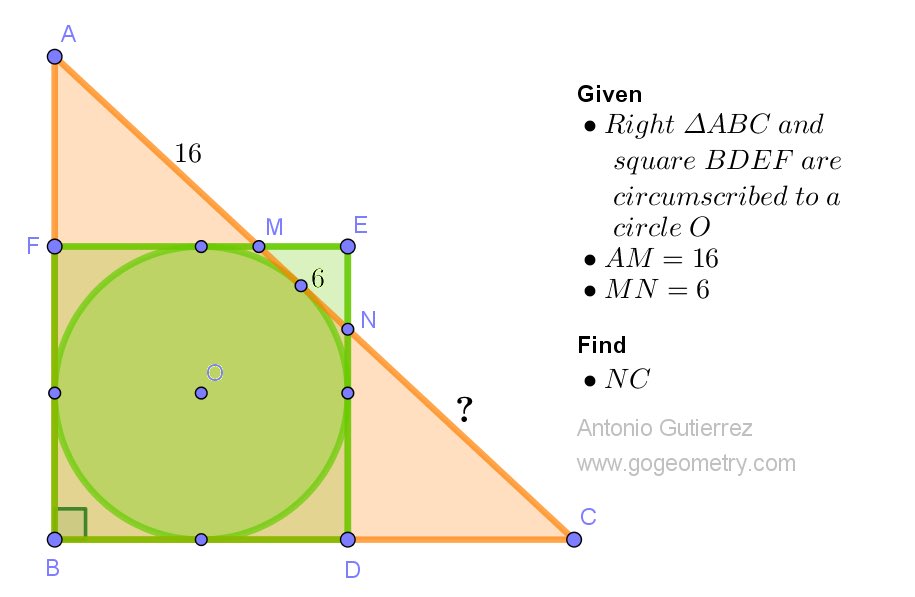 Antonio Gutierrez on Twitter: "#Geometry Problem 1542: Unraveling a Geometric Puzzle with a ...