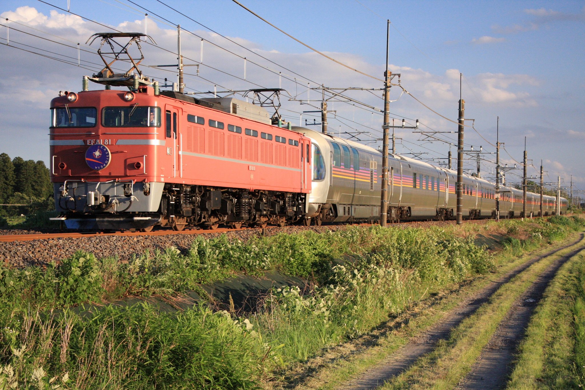 すず😅 on Twitter: "カシオペア紀行青森 2023年6月3日 9011ﾚ 蒲須坂 ～ 片岡 EF81-81 ＋ E26系 12B #EF81 #EF8181 #カシオペア紀行 ...