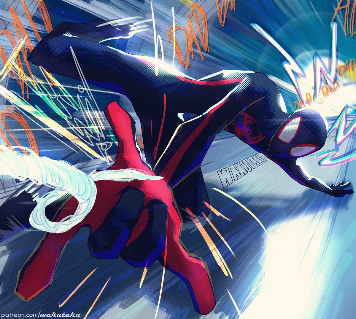 「SPIDER CHASE」|wakerのイラスト