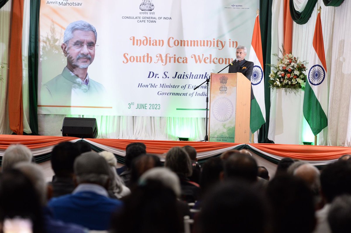 Dr. S. Jaishankar on Twitter: "Delighted to interact with the Indian community from across South ...
