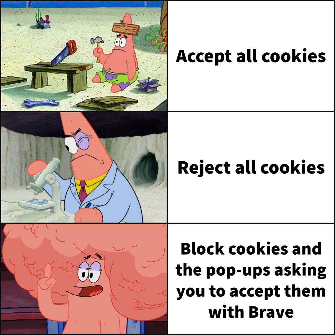 Brave Software on Twitter: "Download Brave to stop getting bombarded with annoying pop-ups ...