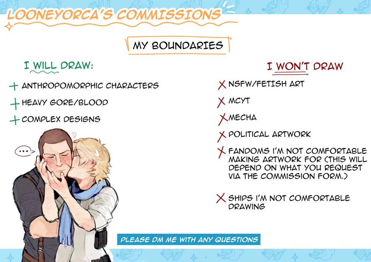 matt แมตต์ / mj 🐾 t boy swag on Twitter: "🌟 My commissions are officially open!! 🌟 For further ...