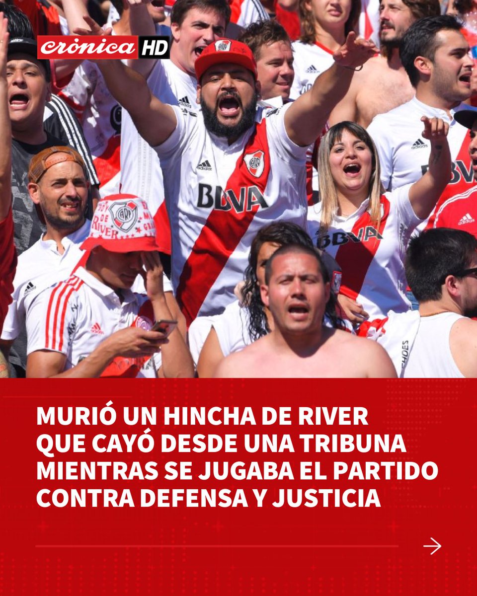 Cr贸nica Hd On Twitter 馃敶 Se Suspendi脫 El Partido 馃憠 Falleci贸 Un Hincha