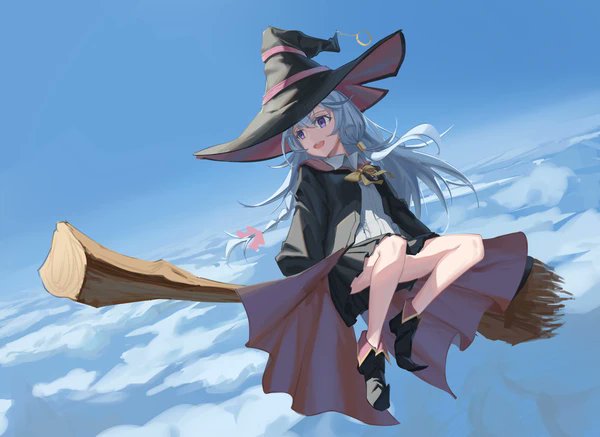 Daily Elaina on Twitter: "Day 319.5 Source:https://pixiv.net/en/artworks/86017627… #魔女の旅々 #魔女の旅々 ...