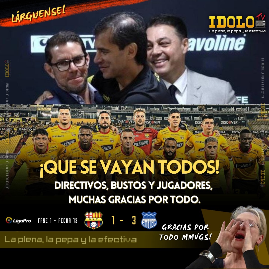 Idolo Tv On Twitter Que Se Vayan Todos 🤬 Directivos Bustos Y