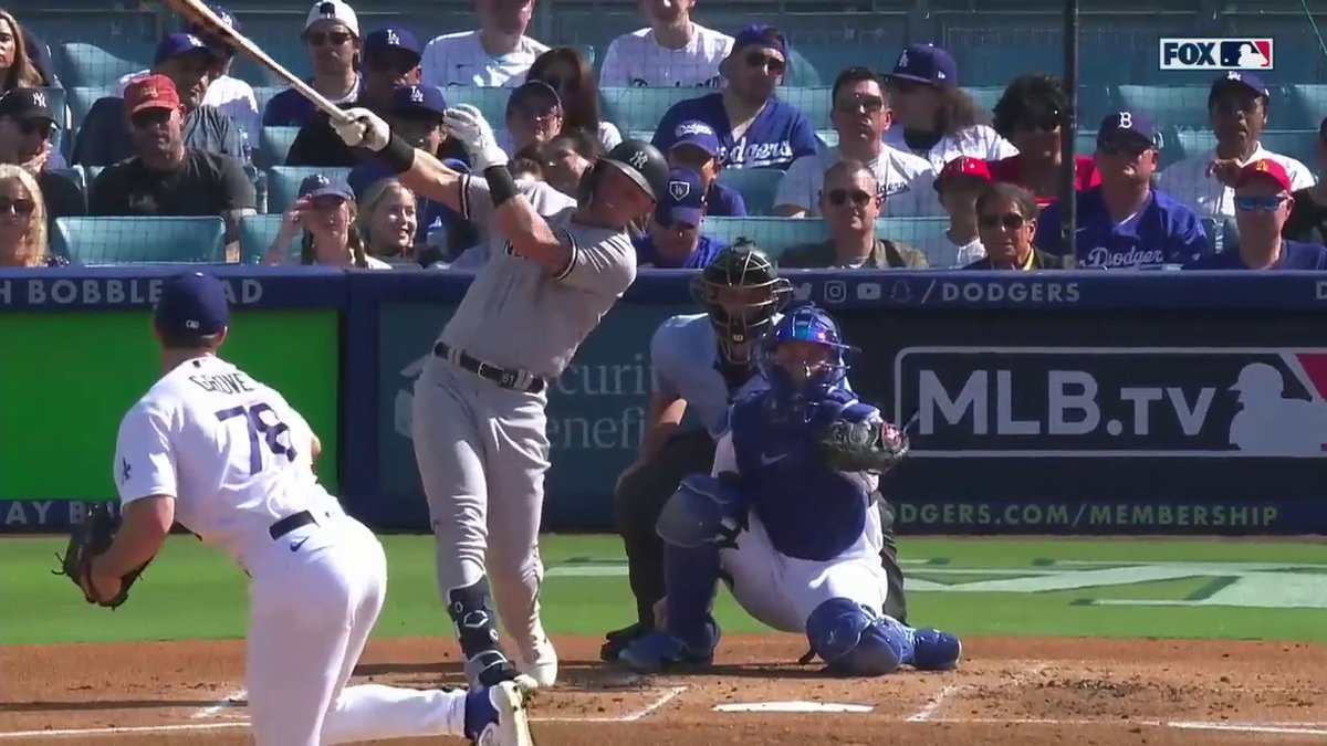 FOX Sports: MLB on Twitter: "Rake Powers from Jake Bauers 💪 The Yankees strike first! 📺: NYY vs ...