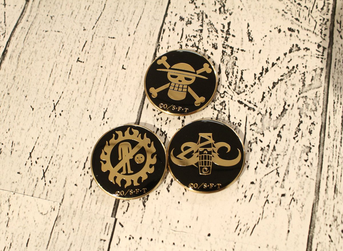 One Piece麦わらストア渋谷本店 On Twitter 【再入荷】 メタルエンブレムバッジコレクション ~最悪の世代と麦わらの一味傘下の海賊達 他~ 1袋495円税込 ※こちら