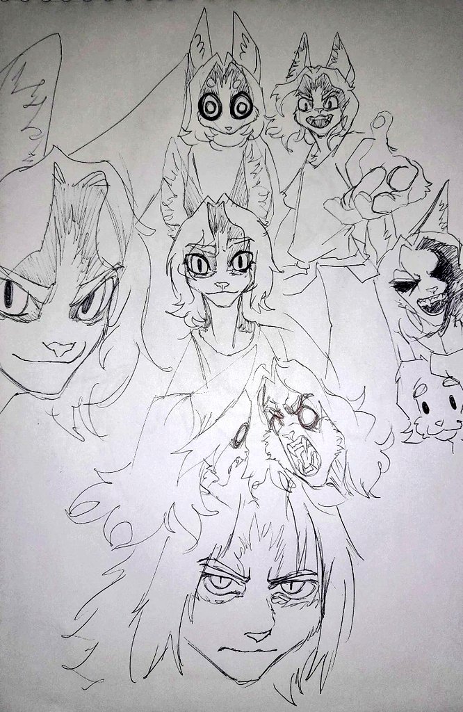 DELTA (Commissions open) on Twitter: "Some doodles on the subway"