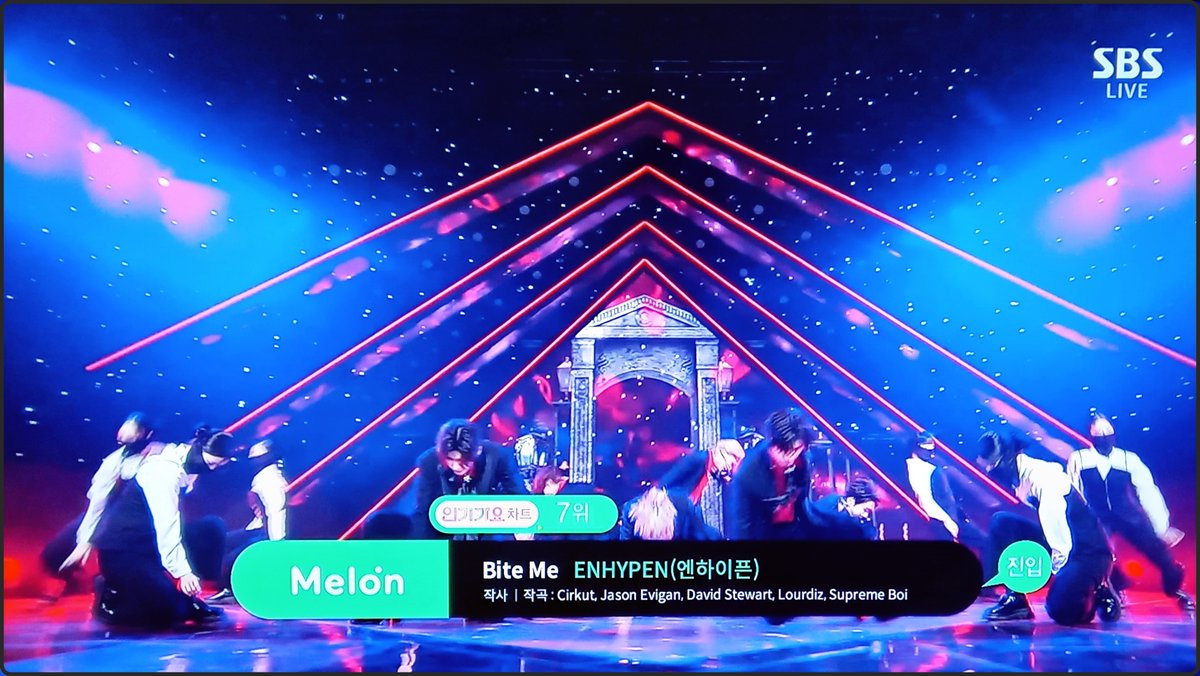 Castle1shs On Twitter 230604 인기가요 Enhypen Bite Me 7위 엔하이픈 Biteme Enhypen