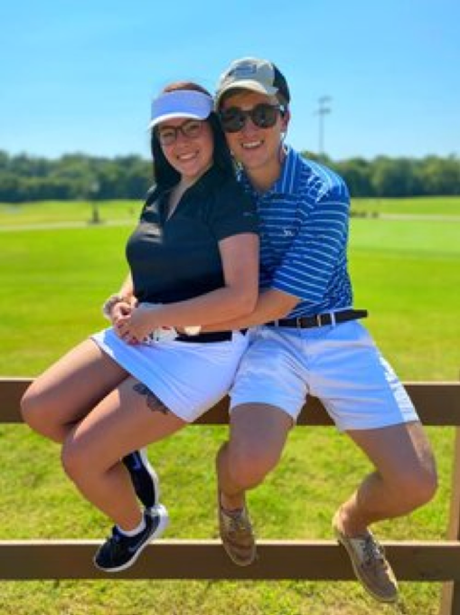 Gabe Hoffman on Twitter: "Dalton Clodfelter, with his wife, Alanis Ramirez Clodfelter. They both ...