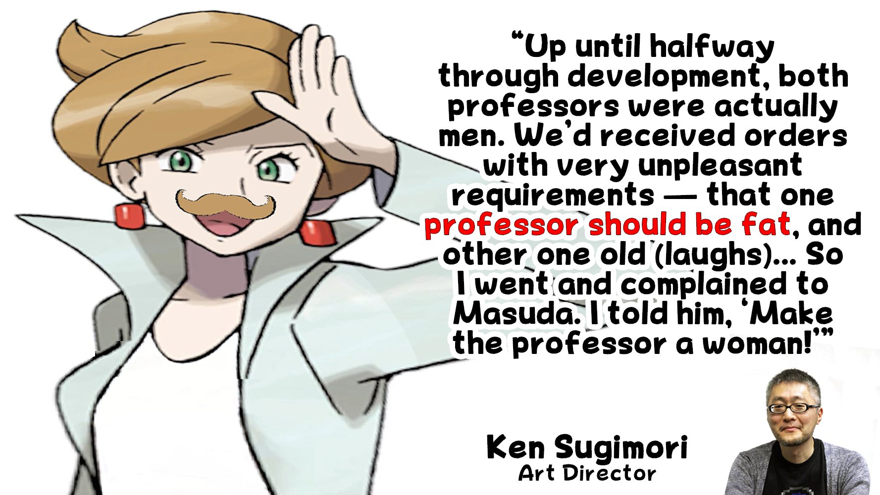 Pokemon Juniper Reggie 800's Nintendo Secrets @reggie 800 Mr Professor