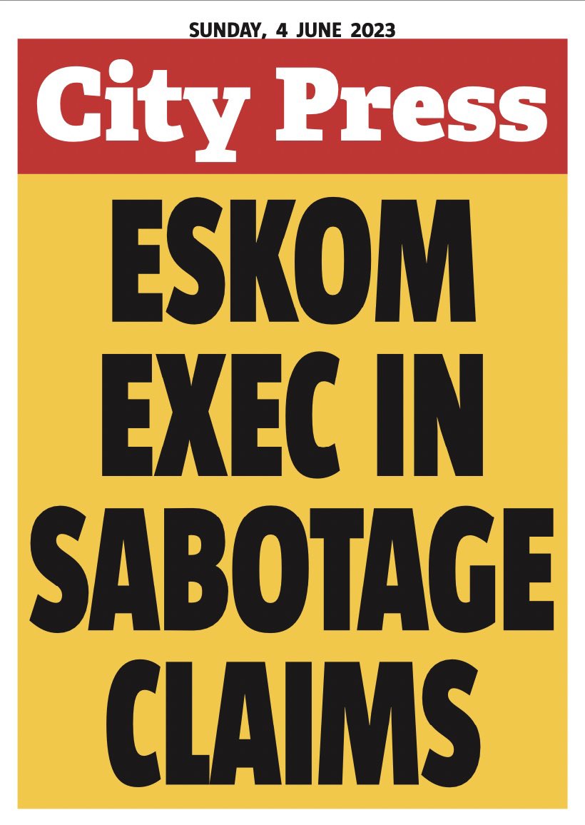 Mr. Tshweu on Twitter: "Ke mang? CP: A very senior #Eskom exec has been implicated in targeted ...