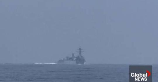 新台灣國防軍事網 on Twitter: "共艦在台海挑釁美加軍艦 國防部：應尊重自由航行權 https://def.ltn.com.tw/article/breakingnews ...