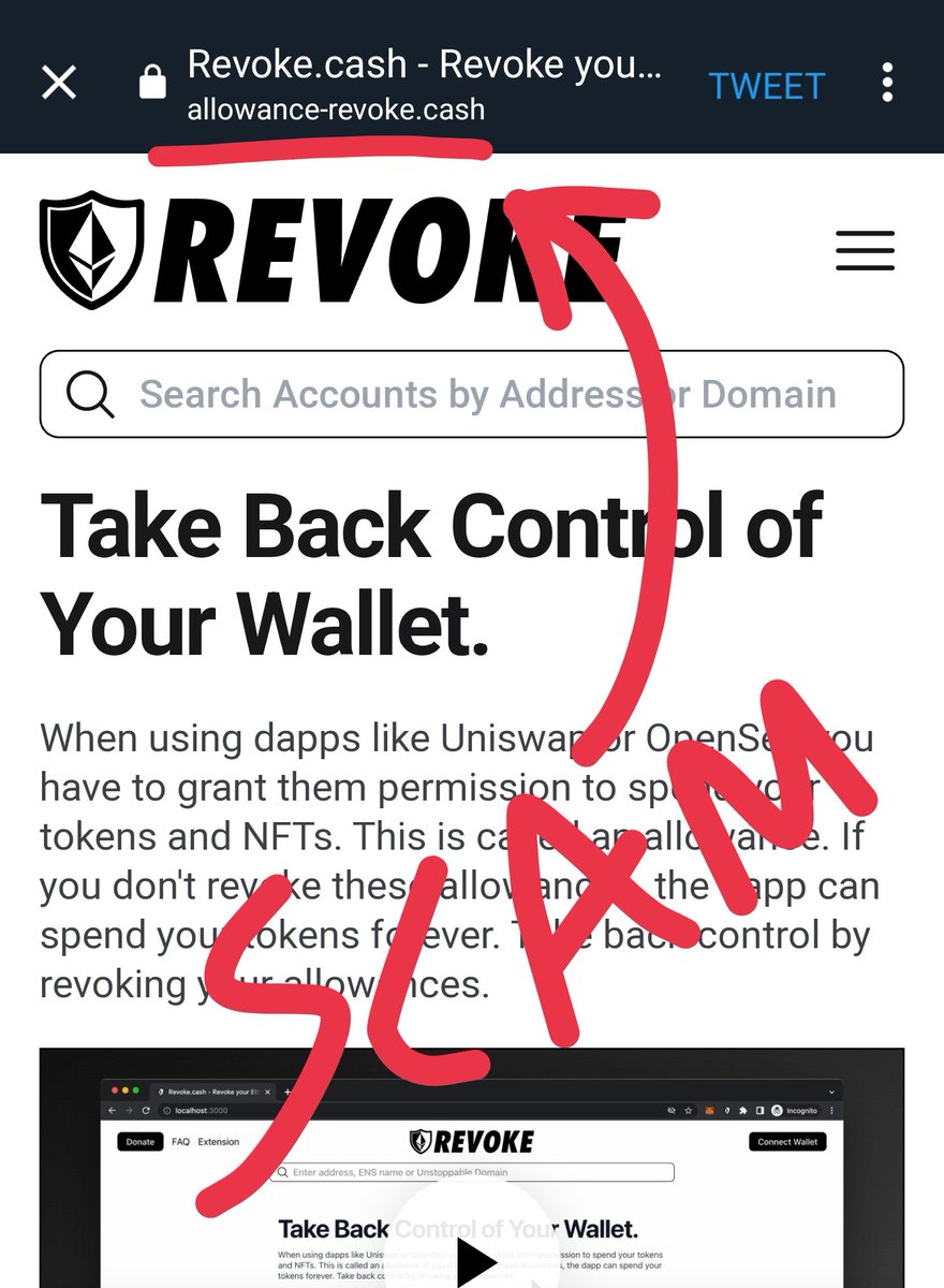 CryptoDuck 🔴 on Twitter: "ดักในดัก: มุกใหม่ Scammer . ทำเธรดทวิตเตอร์ ทำทีว่า protocol มีช่อง ...