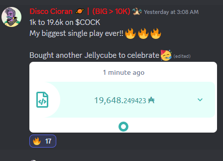 The Block Investment Group on Twitter: "BIG Weekend for some of our #Jellycubes Holders! If you ...