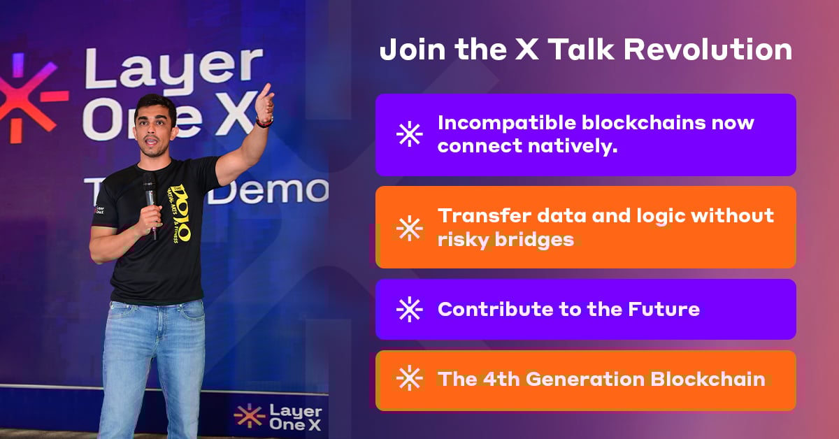 LayerOneX on Twitter: "🔔Transforming Blockchain Tech - Join the X Talk Revolution ! L1X ...
