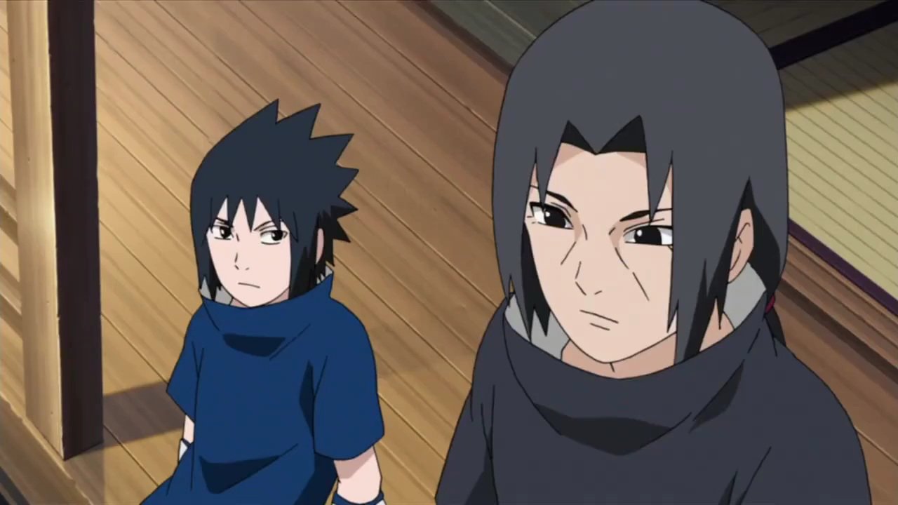 Itachi And Sasuke As Kids Wallpaper