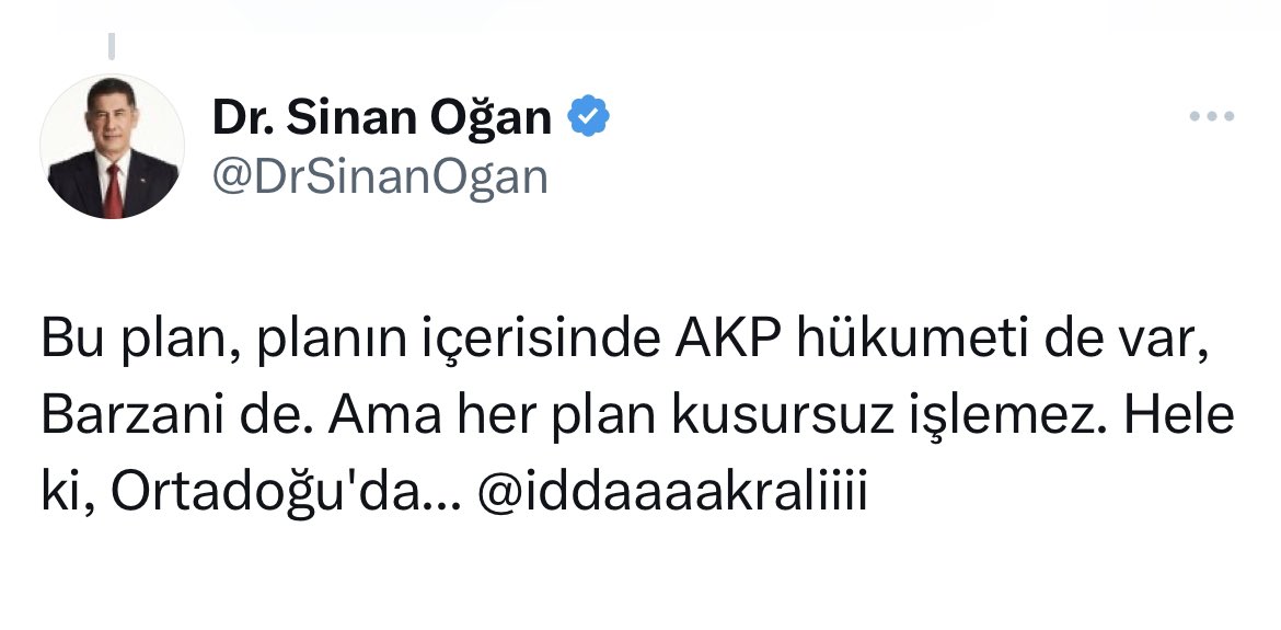 Cevheri Güven on Twitter: "Sinan Oğan ve Barzani…"