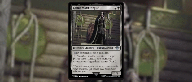 イゼ速。:mtg情報サイト On Twitter 【イゼ速。:izzet Mtg News Flash】 『指輪物語:中つ国の伝承』新カード情報:相手はライフを得られなくなり、伝説の生物を
