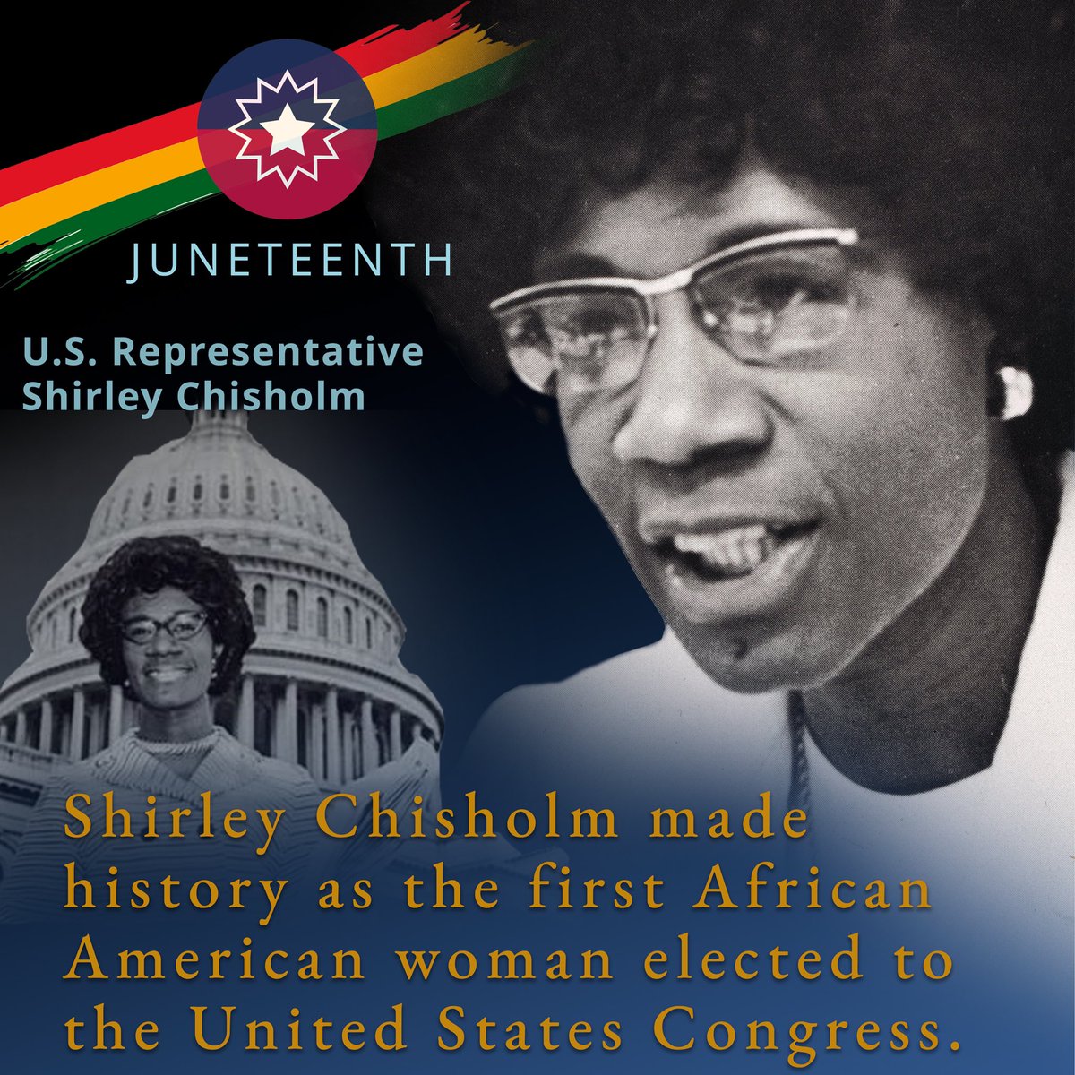 U.S. Embassy The Hague on Twitter: "🗣️ Shirley Chisholm, a visionary ...