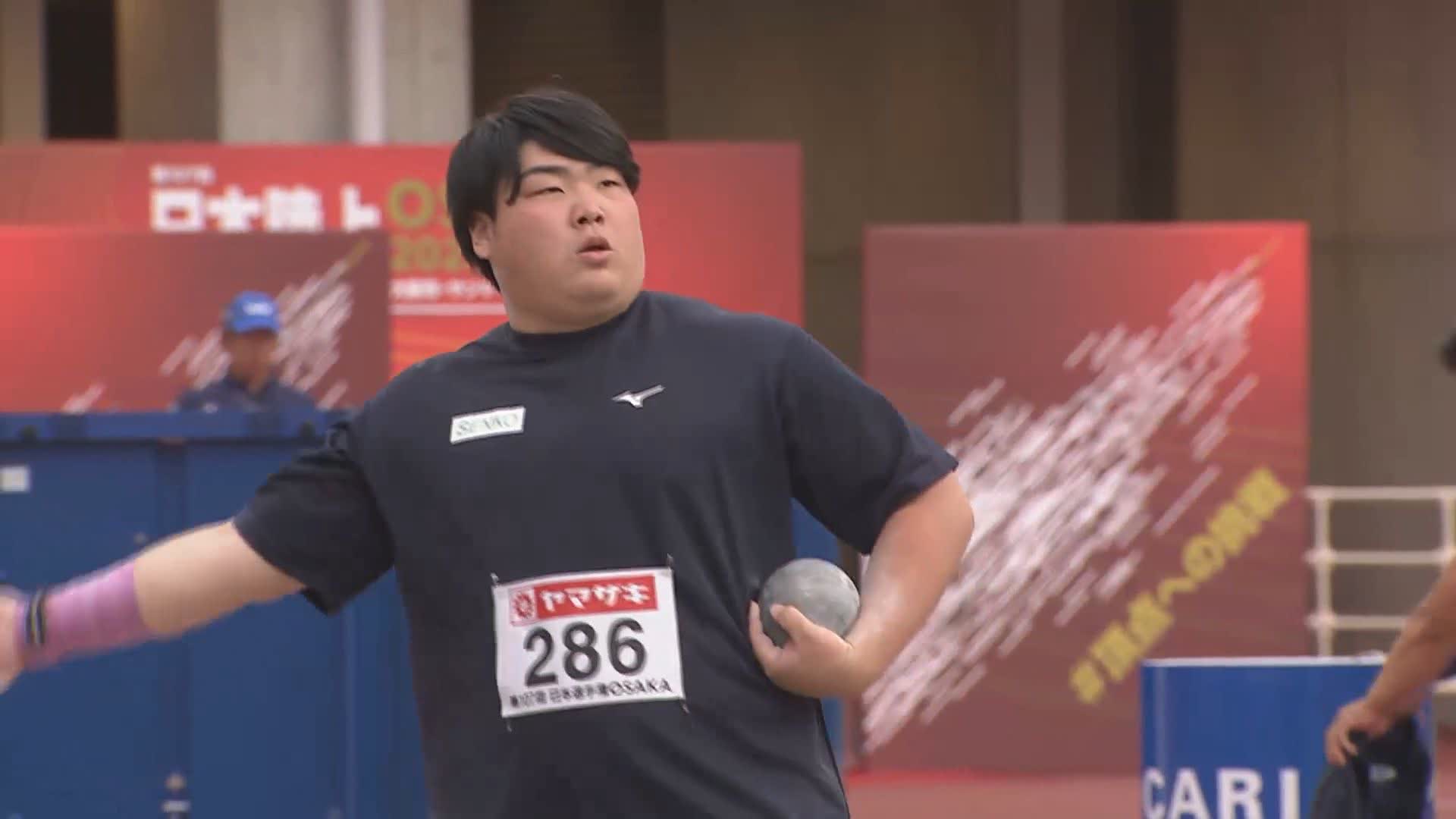 Nhkスポーツ On Twitter 【速報!】日本陸上🏃♂️🏃♀️ 男子砲丸投げ 奥村仁志 選手 自己ベストの 18m42 で優勝🥇 今大会の結果や動画など 日本陸上特設サイト👇